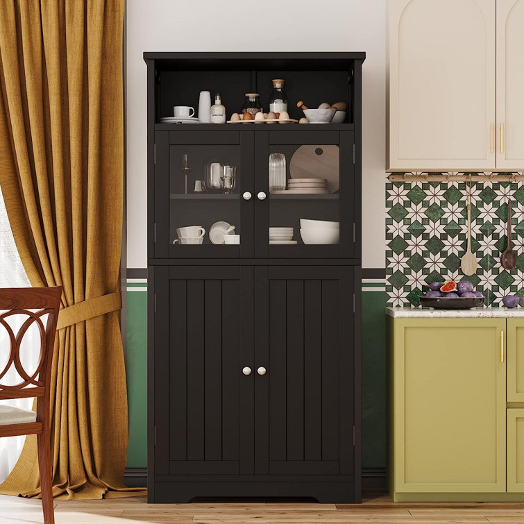 Wildon Home® Moncton Solid Wood Freestanding Bathroom Cabinet Wayfair